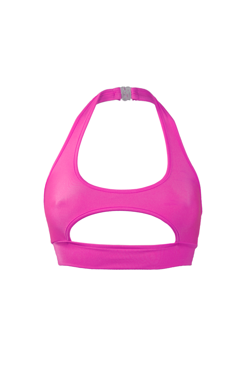 Top Nina Sexy Cut Out Top Neon Pink Ca 60 Exes Lingerie